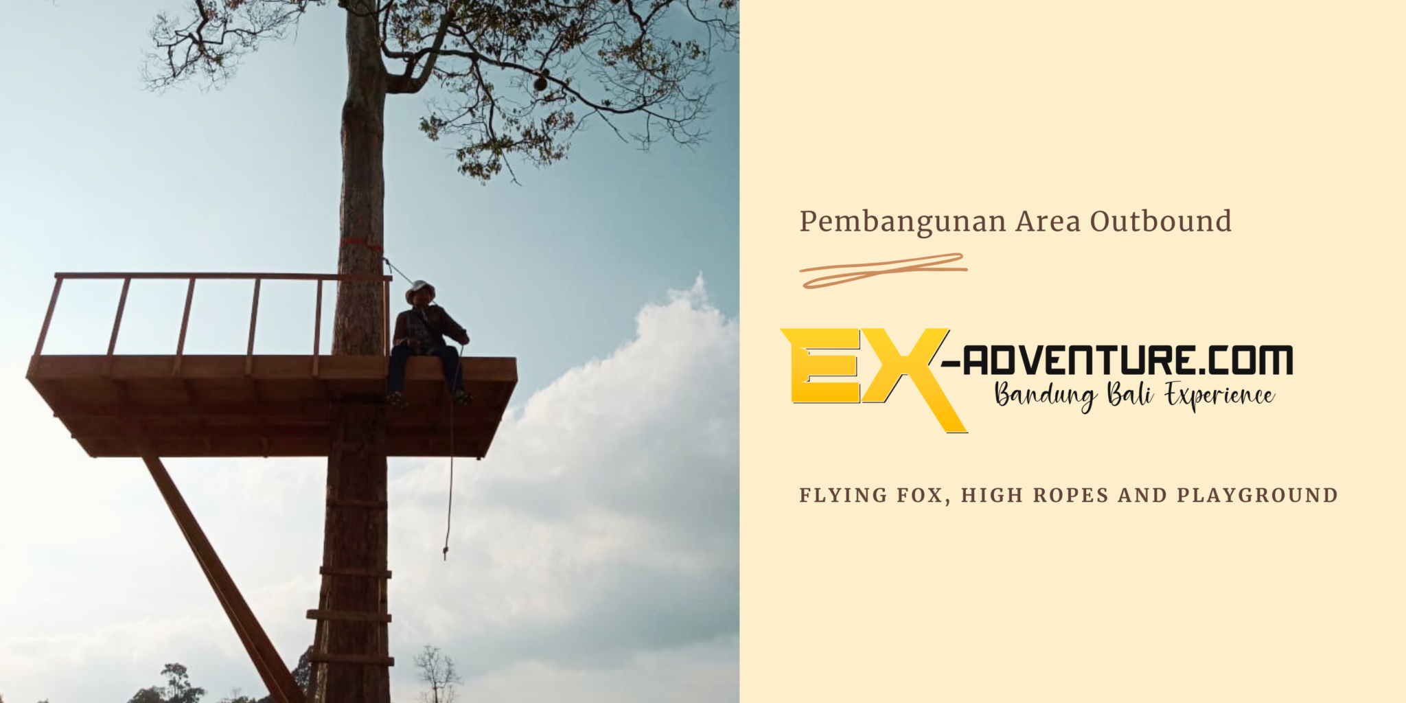 Jasa Pembangunan Flying Fox, Area Outbound, Highropes, Jembatan Gantung ...